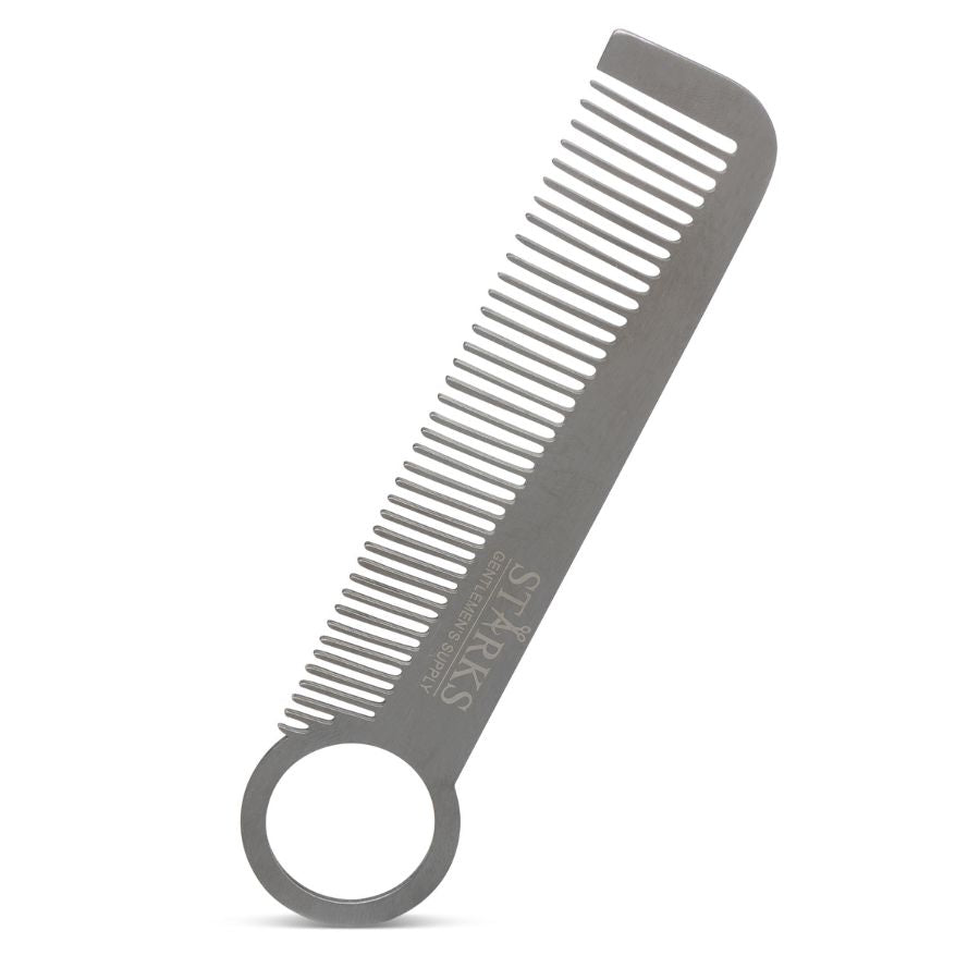 Fine Tooth Steel Comb – Starks Barber Company